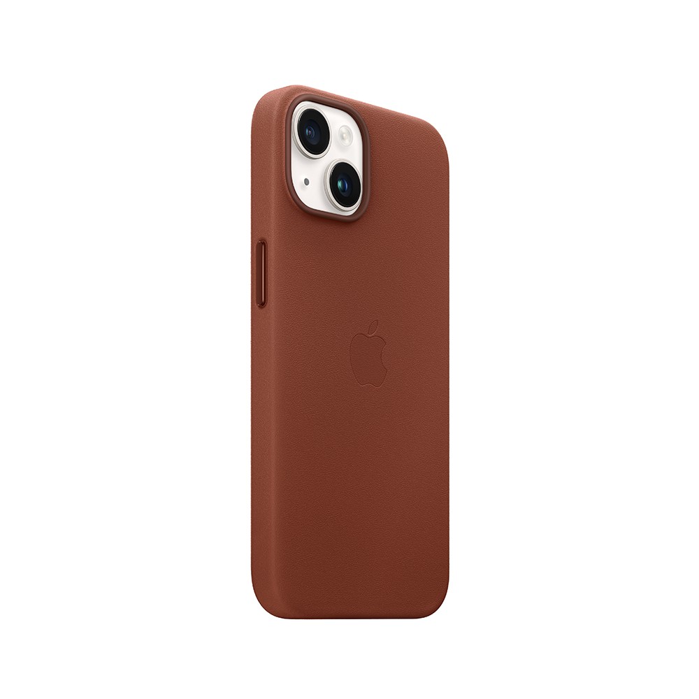 เคส Apple iPhone 14 Leather Case with MagSafe - Umber