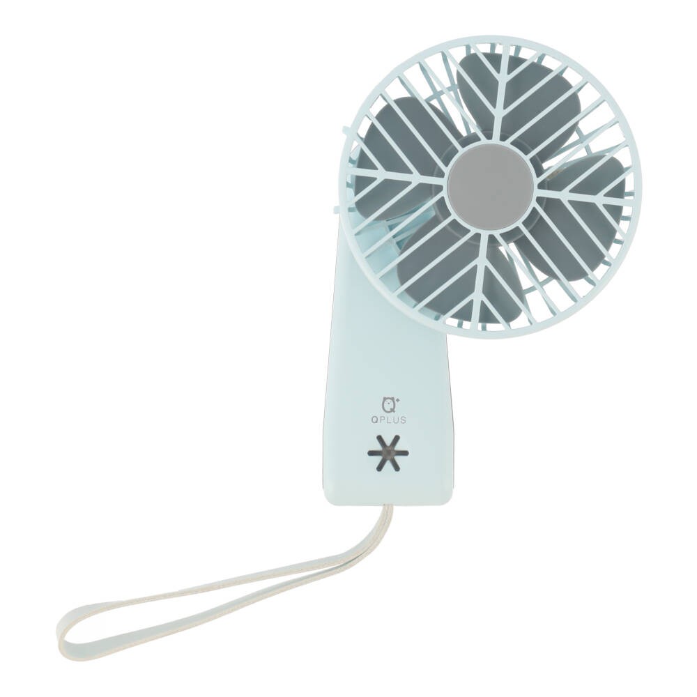 พัดลมพกพา QPLUS Foldable Handheld Fan - Blue