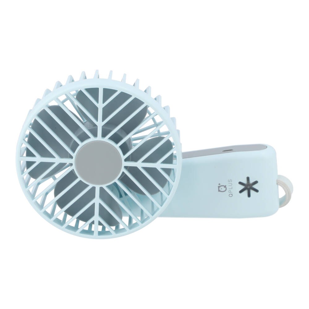 พัดลมพกพา QPLUS Foldable Handheld Fan - Blue