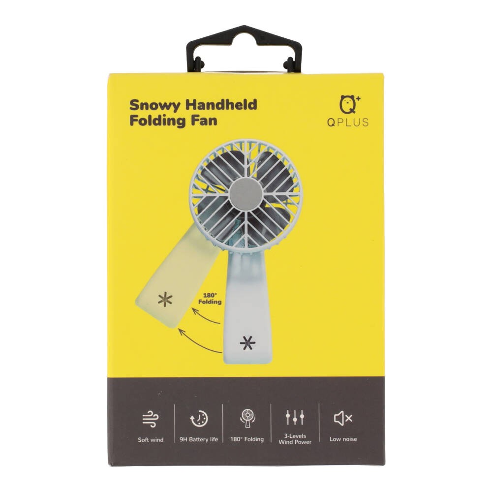พัดลมพกพา QPLUS Foldable Handheld Fan - Blue