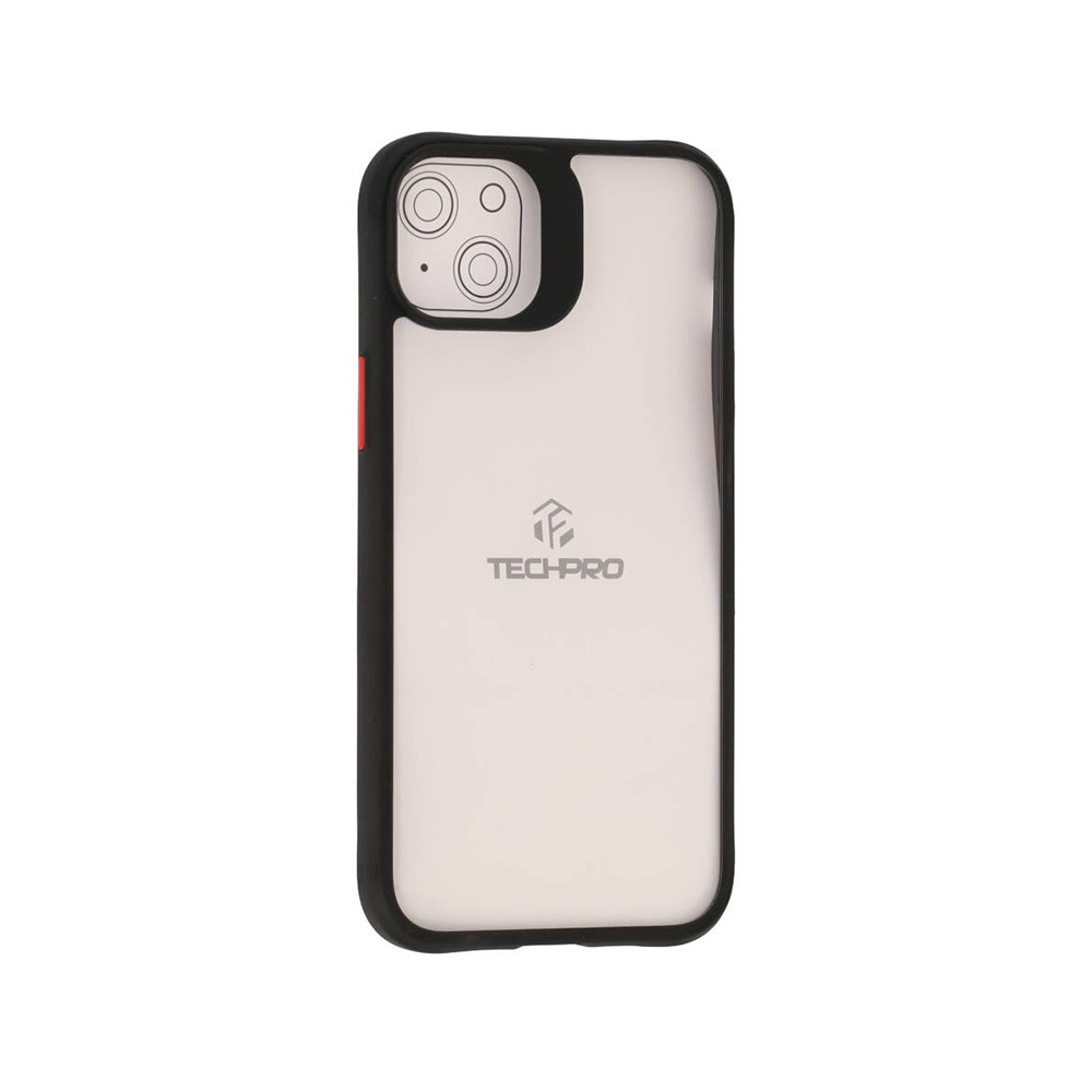 TECHPRO Case iPhone 14 Plus Black Matted Frame with Red Button เคส ...