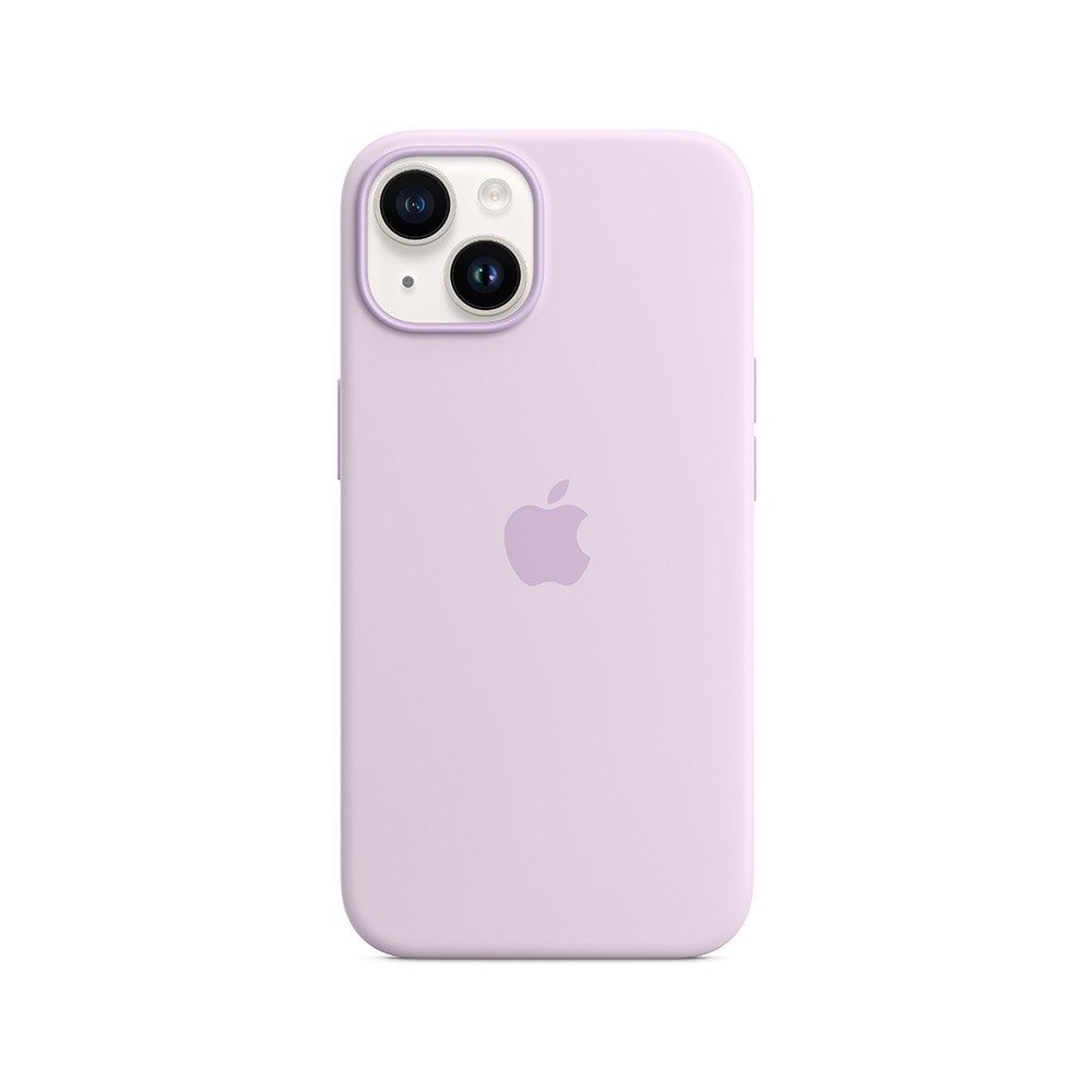 เคสซิลิโคน Apple iPhone 14 Silicone Case with MagSafe - Lilac