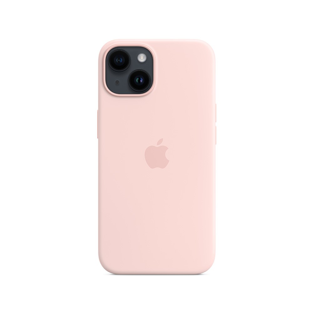 เคสซิลิโคน Apple iPhone 14 Plus Silicone Case with MagSafe - Chalk Pink