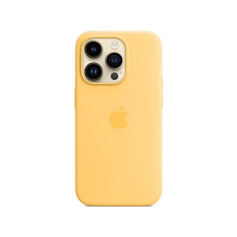 เคสซิลิโคน Apple iPhone 14 Pro Silicone Case with MagSafe - Sunglow