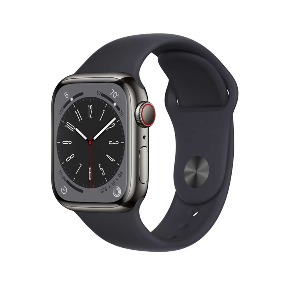 ใหม่ล่าสุด Apple Watch Series 8 GPS + Cellular 41mm Graphite Stainless ...