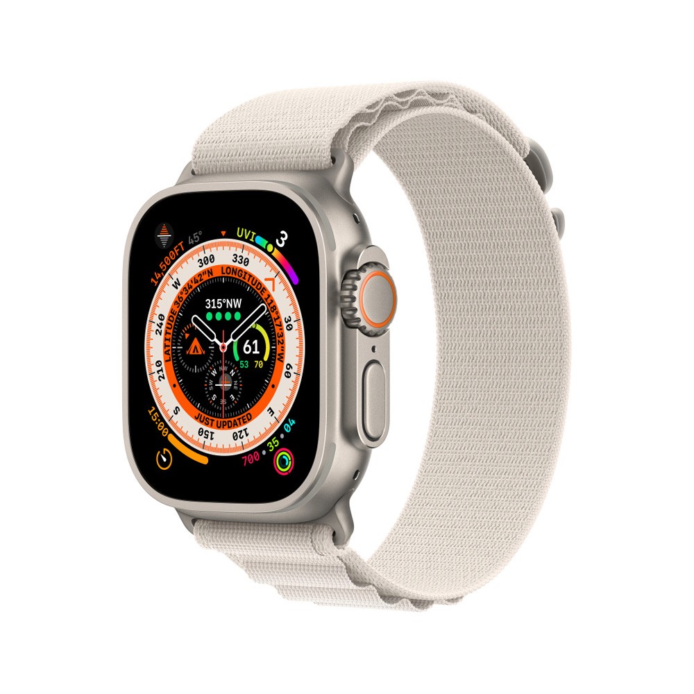 สายแอปเปิ้ลวอชของแท้ Apple Watch 49mm Starlight Alpine Loop - Small