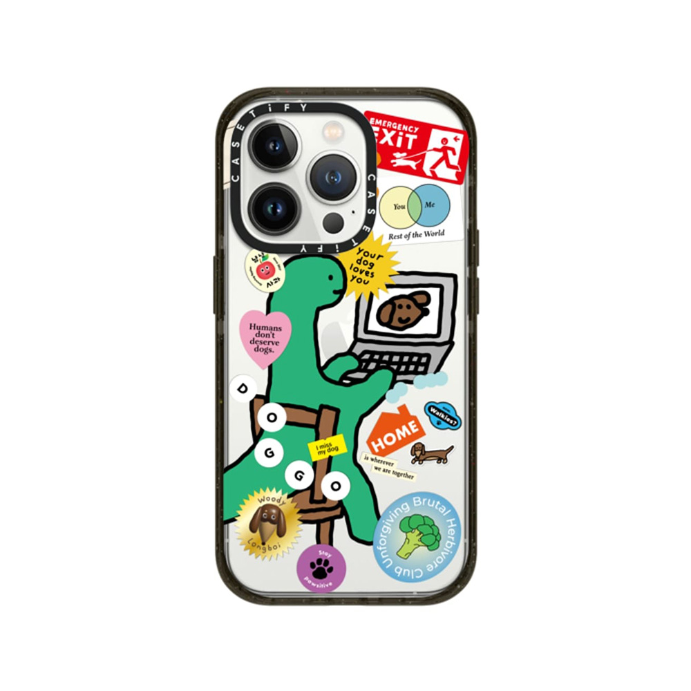 เคสไอโฟน Casetify Impact Crush I Miss My Dog สำหรับ iPhone 14 Pro
