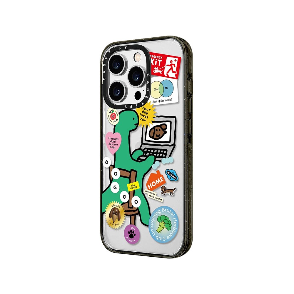 เคสไอโฟน Casetify Impact Crush I Miss My Dog สำหรับ iPhone 14 Pro