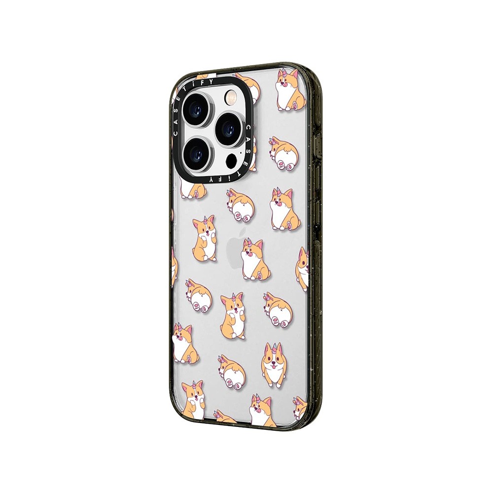 เคสไอโฟน Casetify Impact Crush Cute Corgi Unicorn สำหรับ iPhone 14 Pro Max