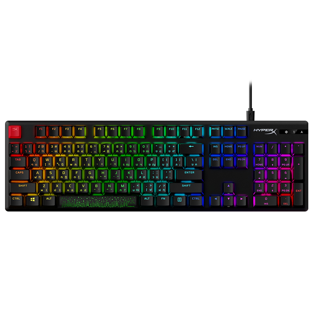 คีย์บอร์ดเกมมิ่ง Hyper X Gaming Keyboard Alloy Origins PBT Red SW (Th)