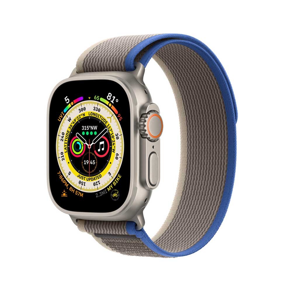 สาย Apple Watch 49mm Blue/Gray แบบ Trail Loop - M/L