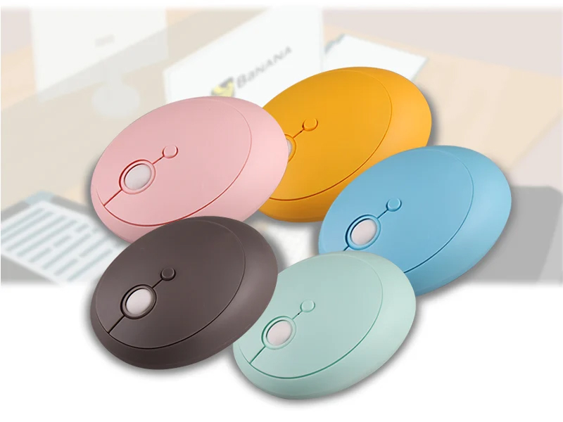 เมาส์ไร้สาย MOFii Wireless Mouse Mochi Orange