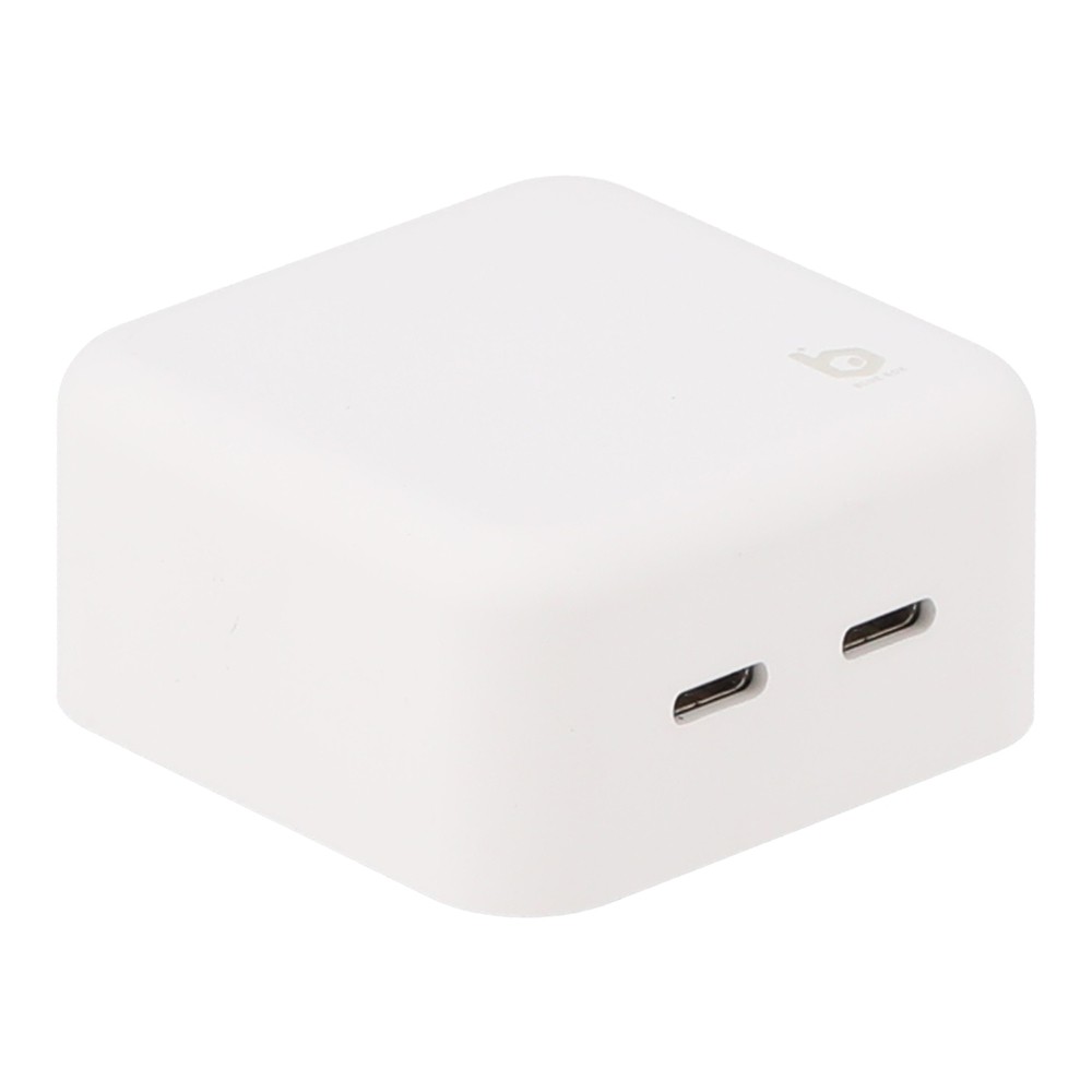 อะแดปเตอร์ Blue Box 35W Dual USB-C Port Fast Charge Adapter - Matte White