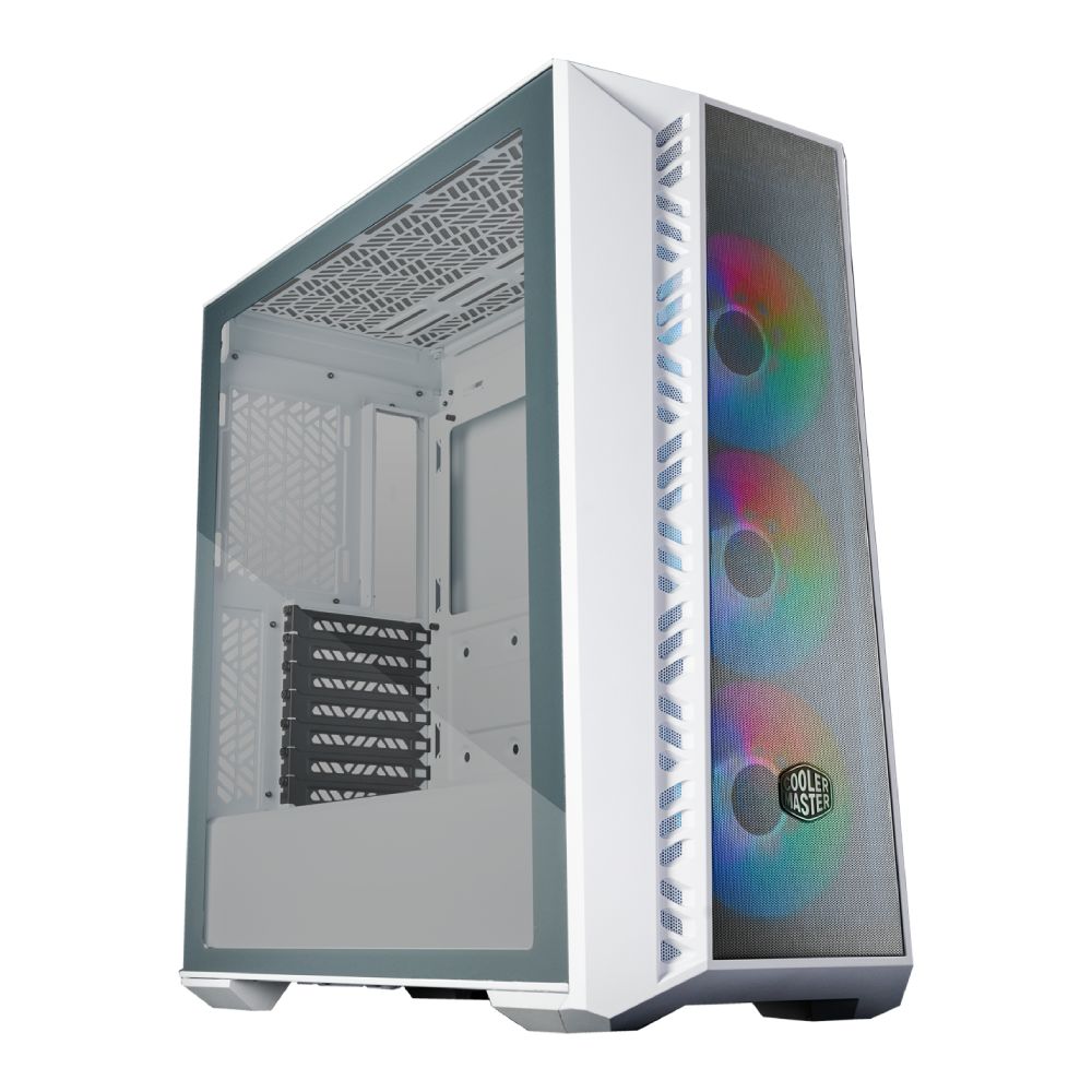 เคสคอมพิวเตอร์ Cooler Master Computer Case Masterbox 520 Mesh White