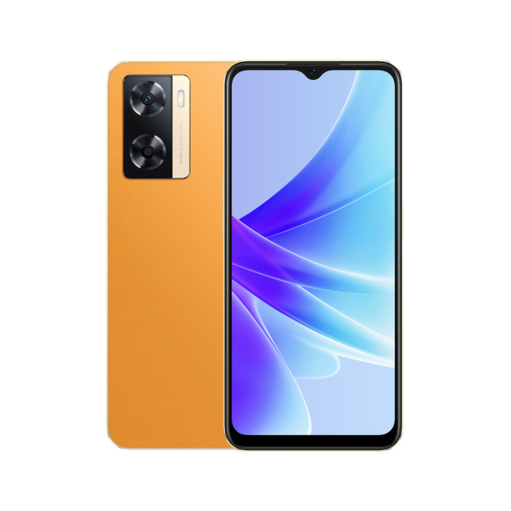 โทรศัพท์ OPPO A77s สี Sunset Orange สเปคดี ราคาคุ้ม