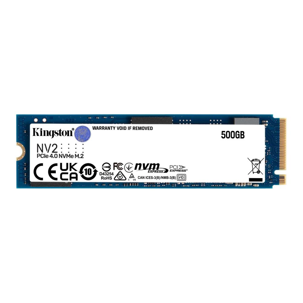 การ์ดเอสเอสดี Kingston SSD NV2 500GB M.2 2280 4.0 PCIe/NVMe R3500MB/s ...