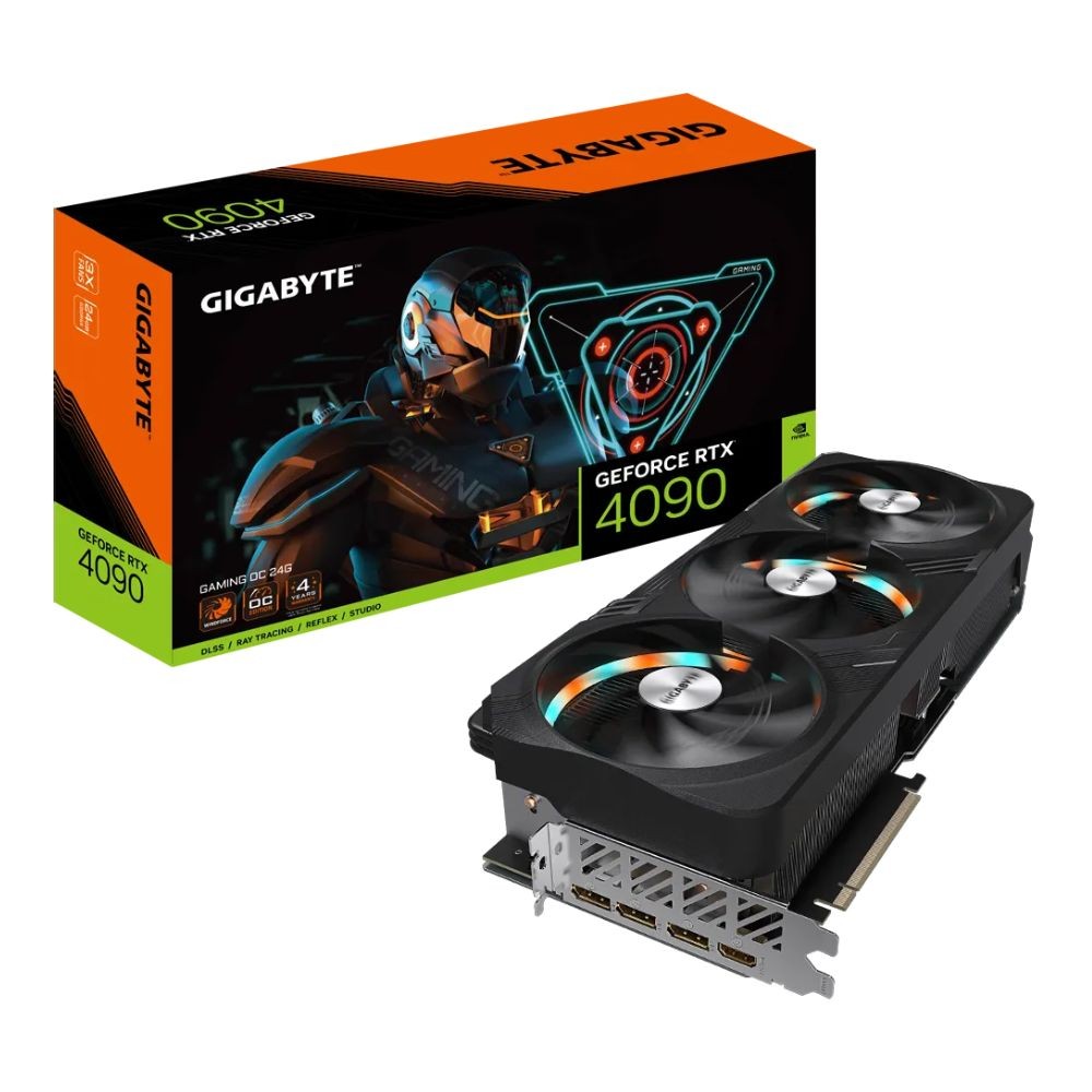 การ์ดจอ Gigabyte GeForce RTX 4090 GAMING OC 24G GDDR6X 384-bit
