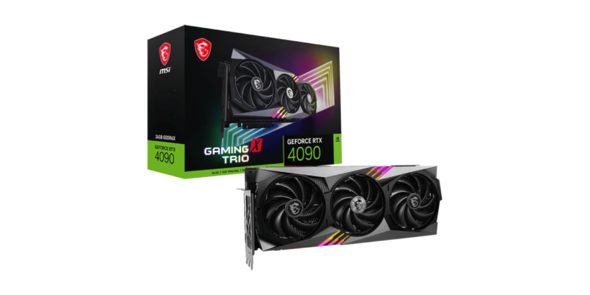 การ์ดจอ MSI VGA GeForce RTX 4090 GAMING X TRIO 24GB GDDR6X 384-bit