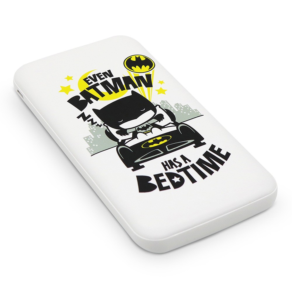 พาวเวอร์แบงค์ VOX Power Bank 10000 mAh (Quick Charge) BATMAN WHITE