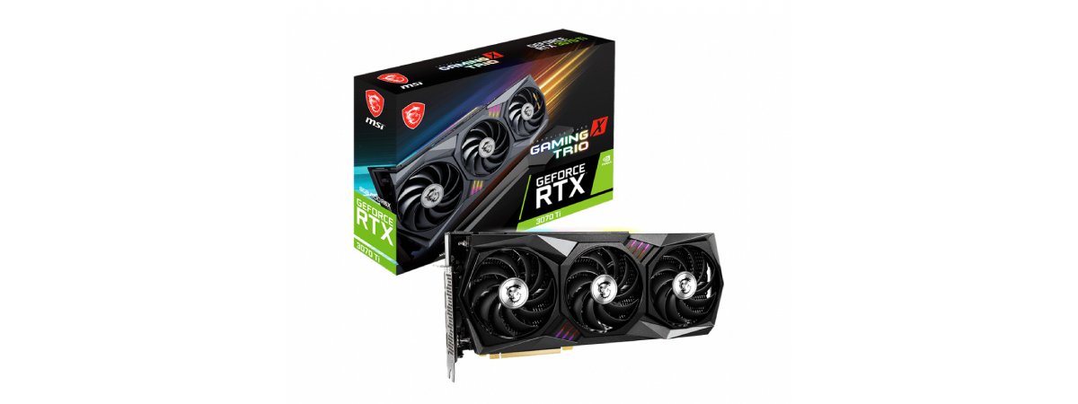 การ์ดจอ MSI VGA GeForce RTX 3070 Ti GAMING X TRIO 8GB GDDR6X 256-bit