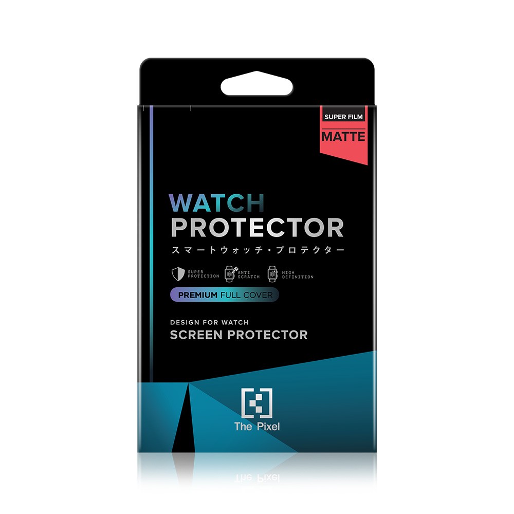 The Pixel ฟิล์มกันรอย Apple Watch Series 8 41mm SF Pro Matte Black