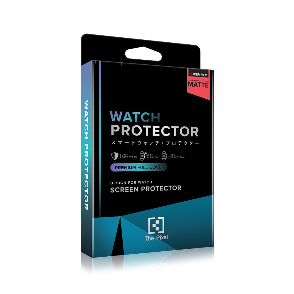 The Pixel ฟิล์มกันรอย Apple Watch Series 8 41mm SF Pro Matte Black