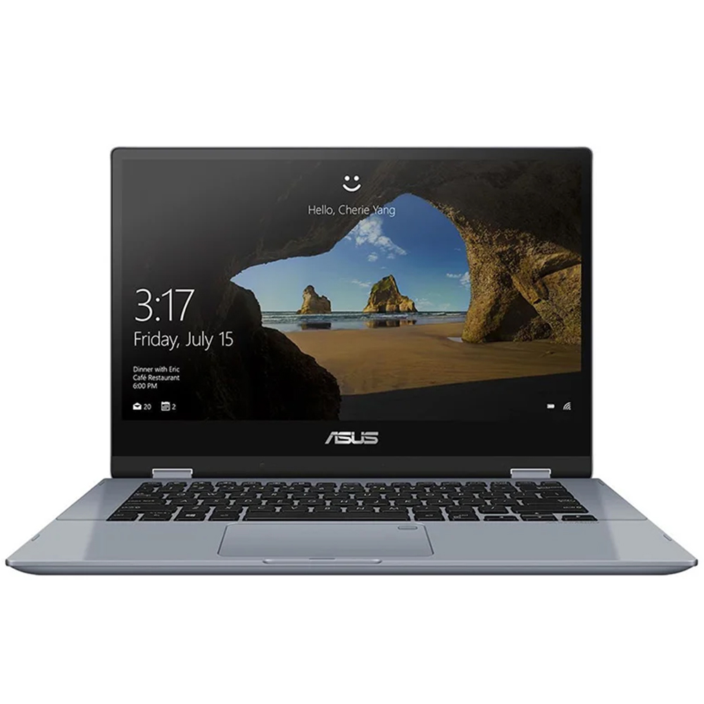 โน๊ตบุ๊ค 2in1 - Asus Notebook VivoBook Flip 14 TP412FA-EC491T Blue
