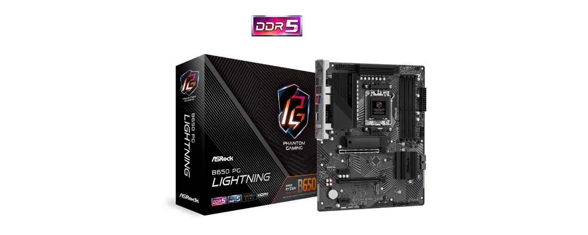 เมนบอร์ด ASRock Mainboard B650 PG Lightning DDR5 AM5