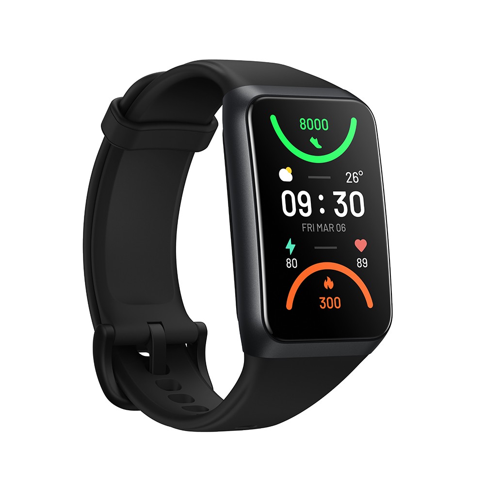 สมาร์ทวอทช์ OPPO Band2 นาฬิกาข้อมือเพื่อสุขภาพ สี Midnight Black