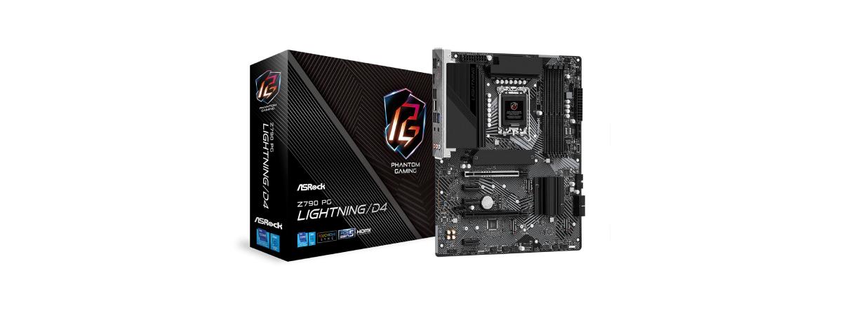 เมนบอร์ด ASRock Mainboard Z790 PG Lightning/D4 DDR4 LGA-1700