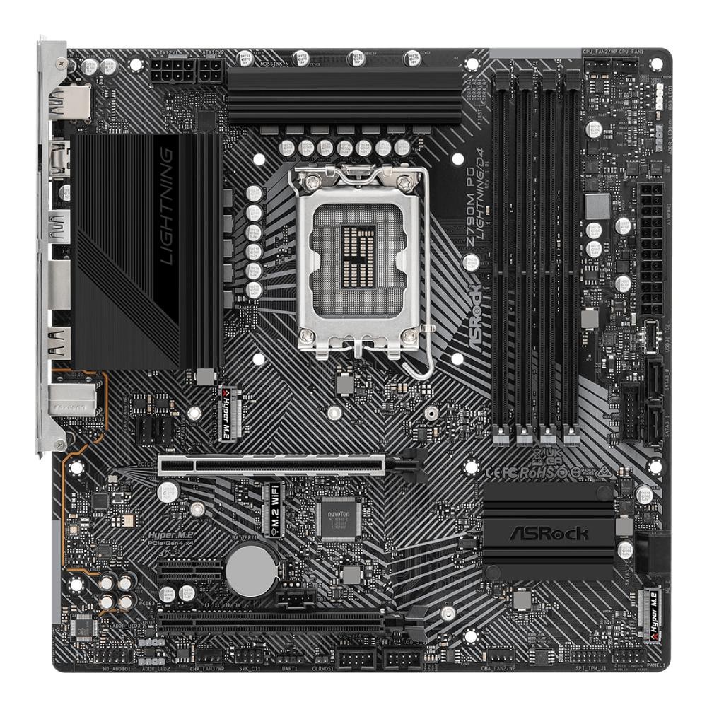 เมนบอร์ด ASRock Mainboard Z790M PG Lightning/D4 DDR4 LGA-1700