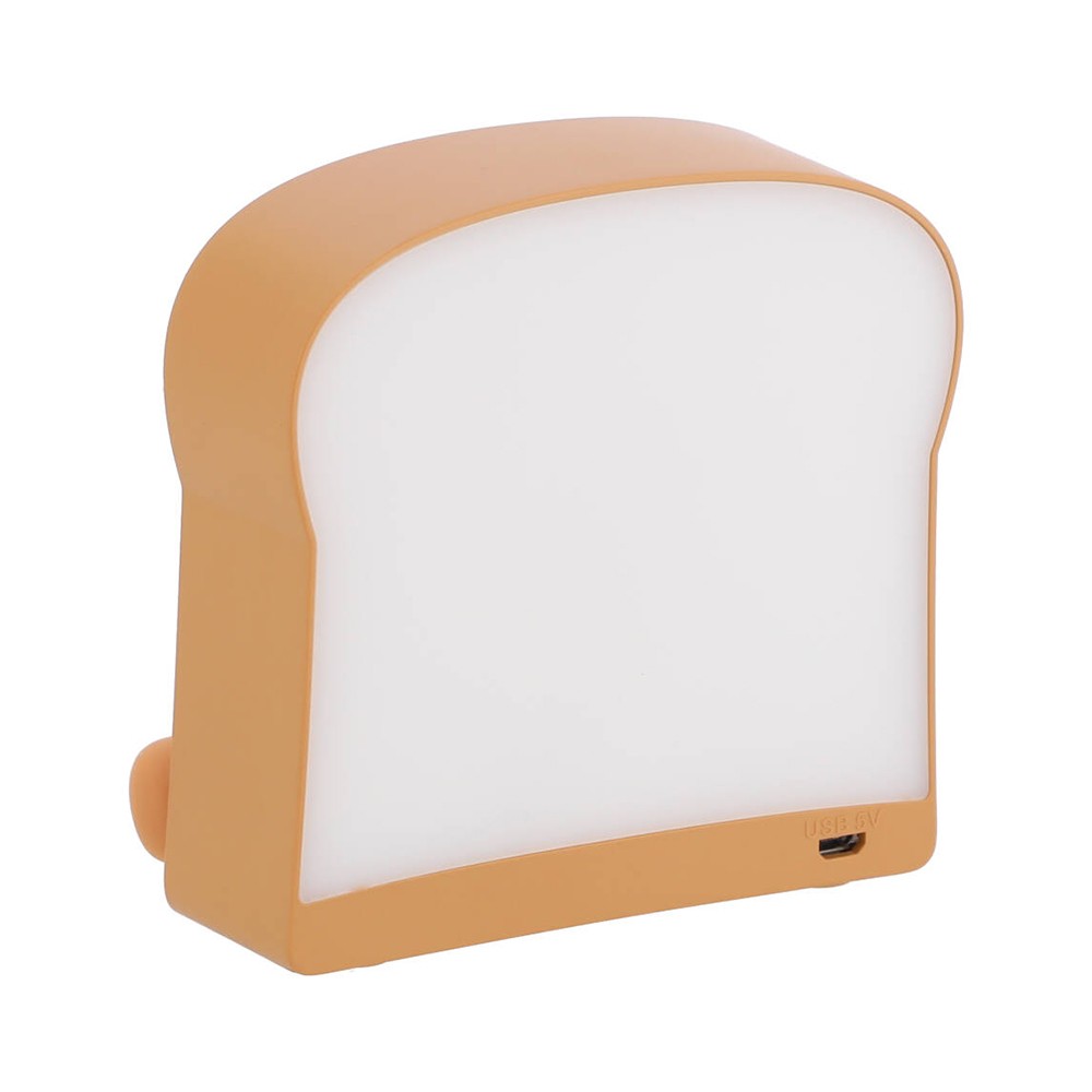 โคมไฟตั้งโต๊ะ QPLUS Toast Bread LED Night Lamp - Cute face