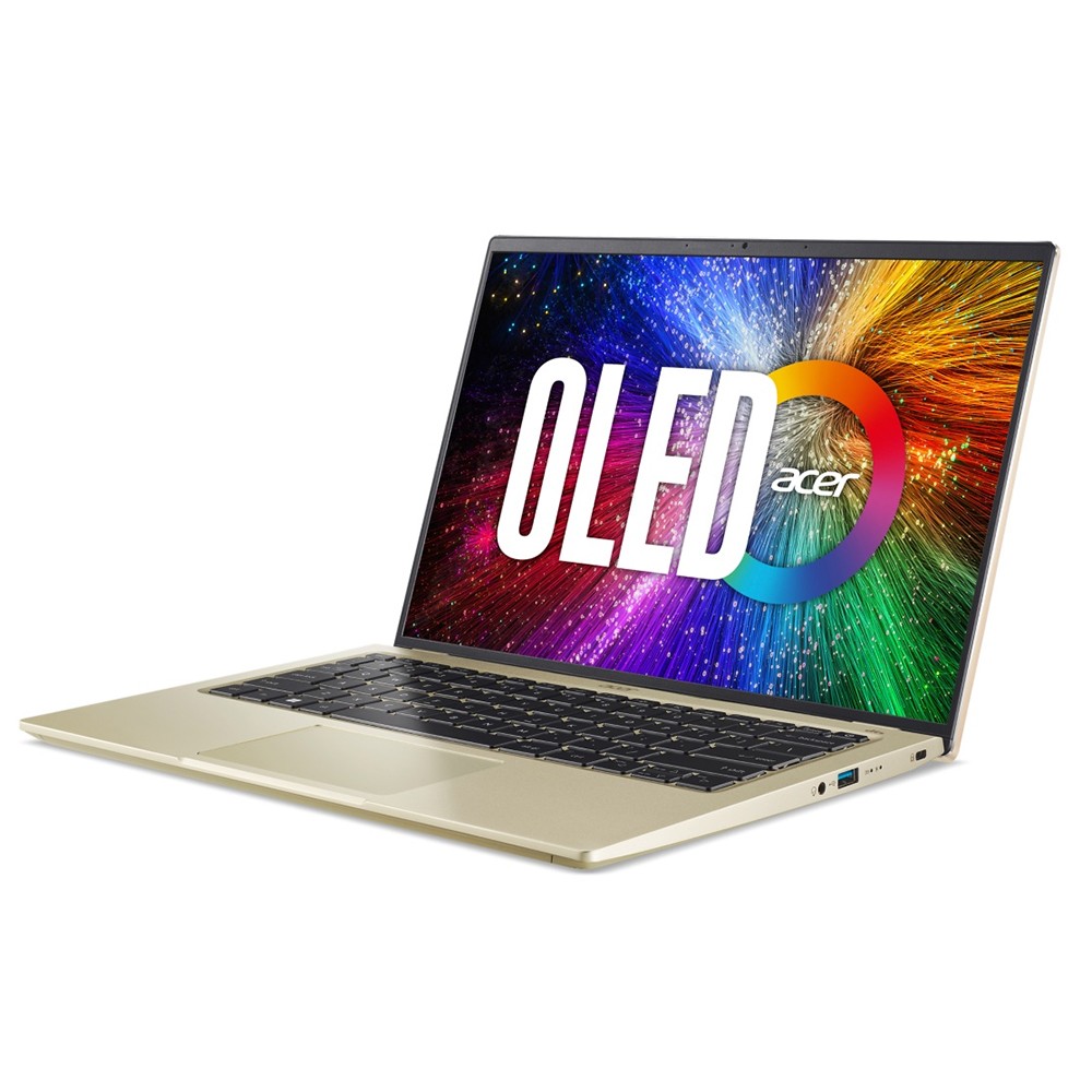 โน๊ตบุ๊คบางเบาพกพาสะดวก Acer Notebook Swift SF314-71-51SQ_Gold