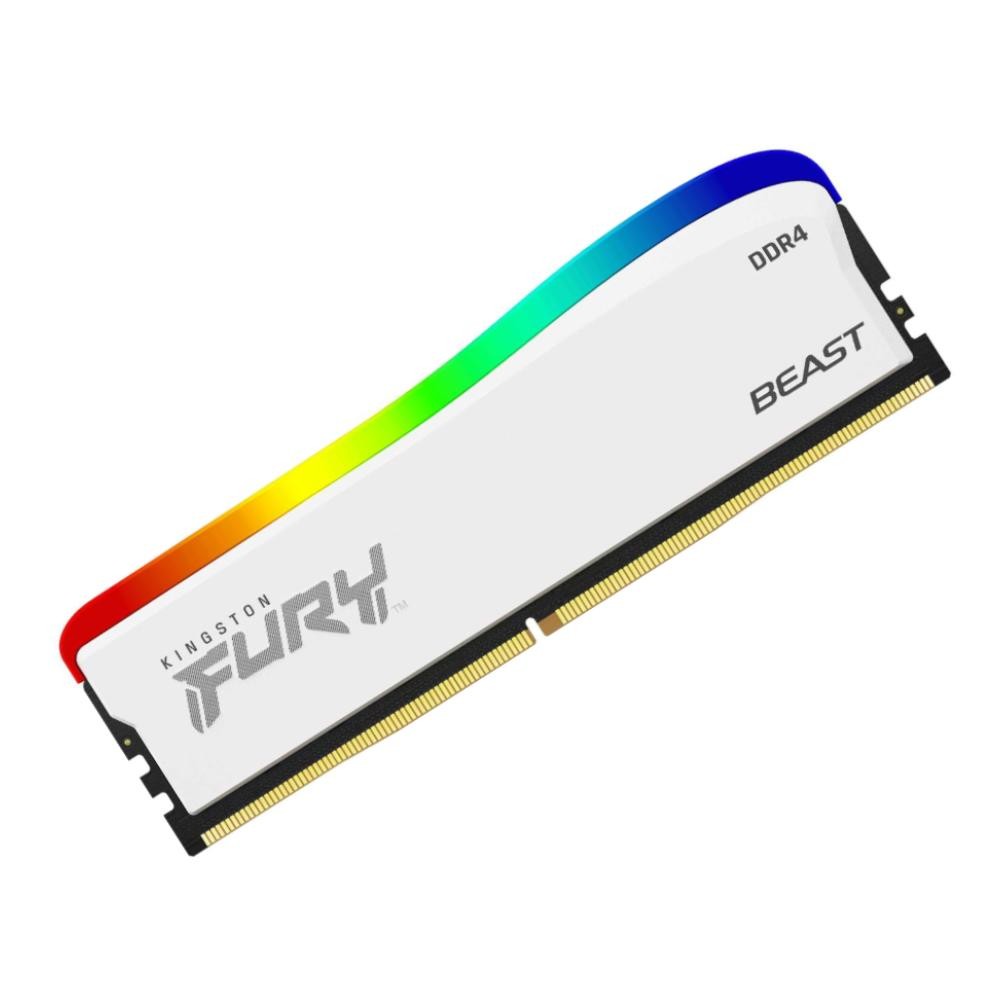 แรมพีซี Kingston Ram 16GB FURY Beast RGB Special Edition (White)