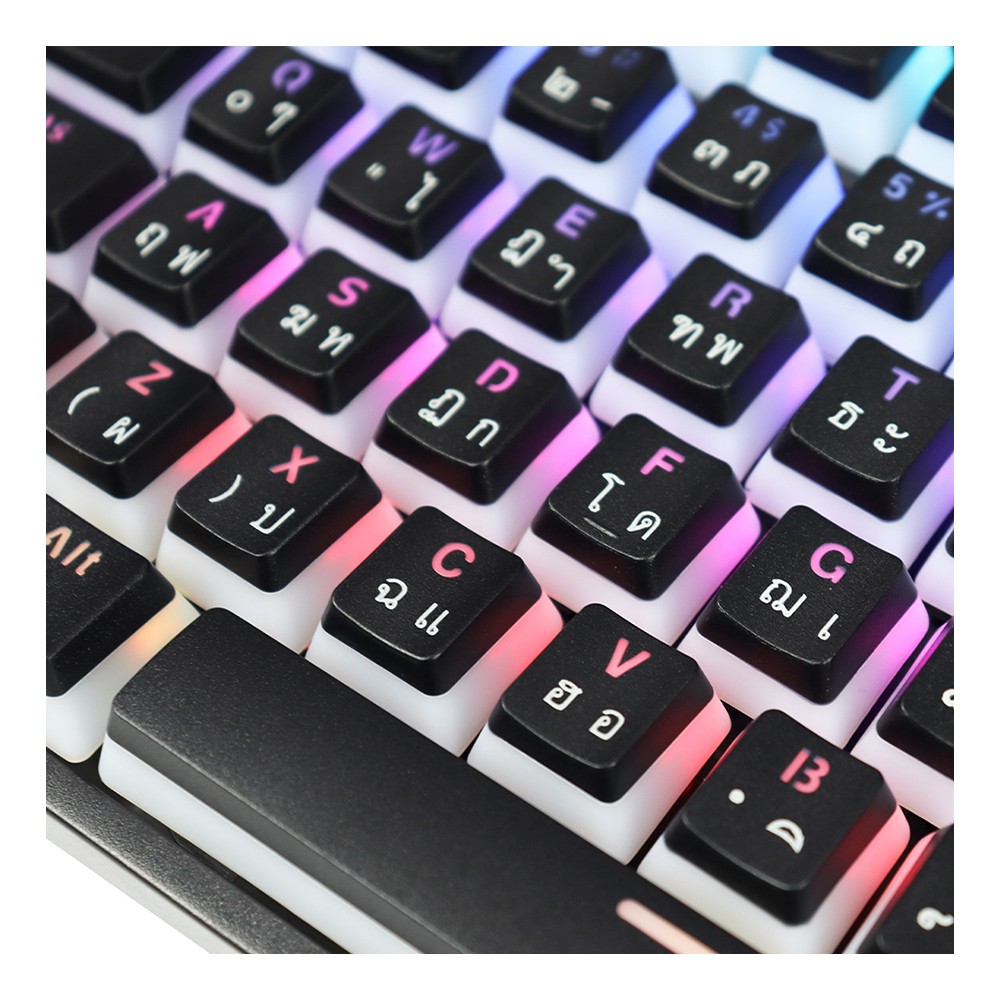 คีย์บอร์ดเกมมิ่ง Fantech Gaming Keyboard MK887 Mechanical Black (Blue ...