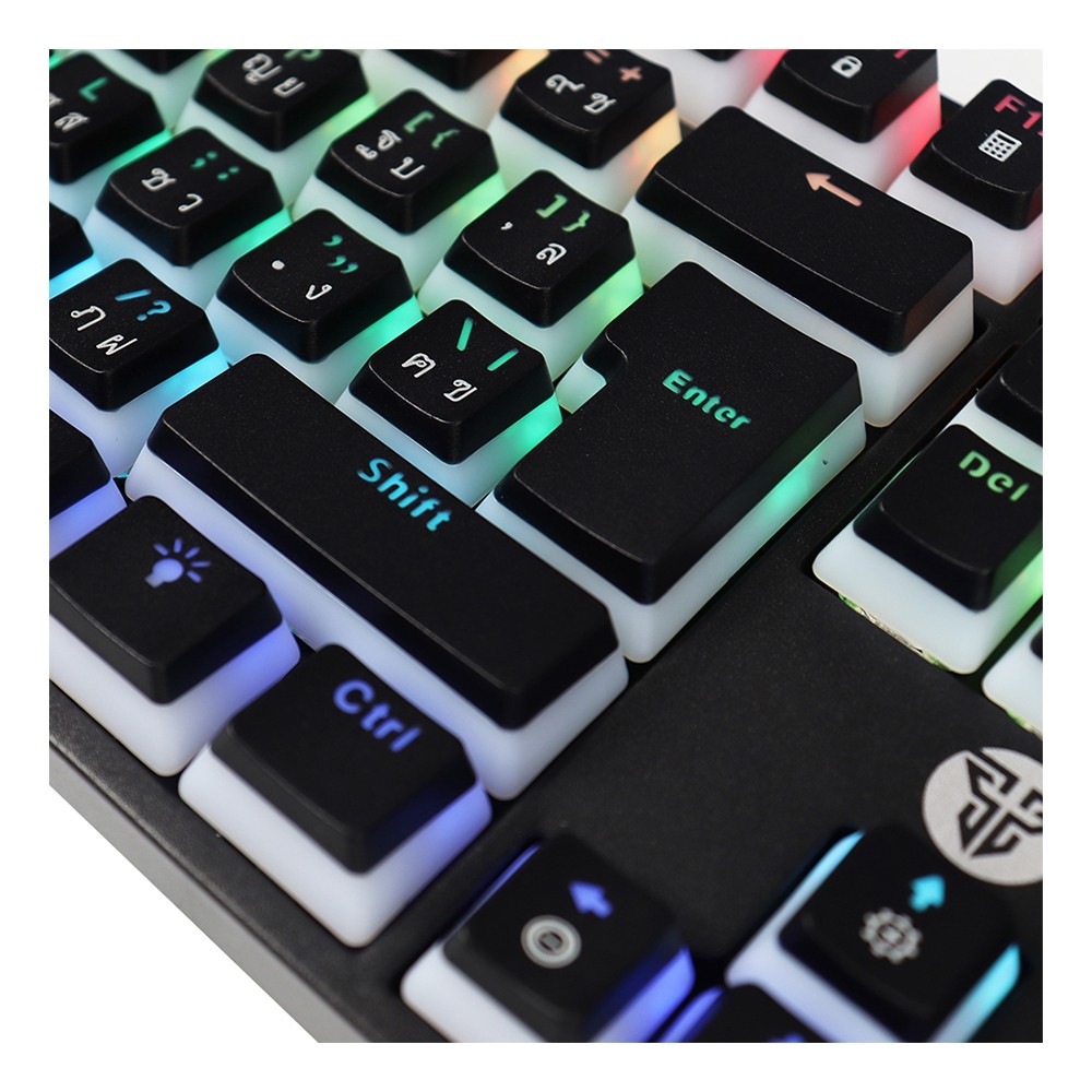 คีย์บอร์ดเกมมิ่ง Fantech Gaming Keyboard MK887 Mechanical Black (Blue ...