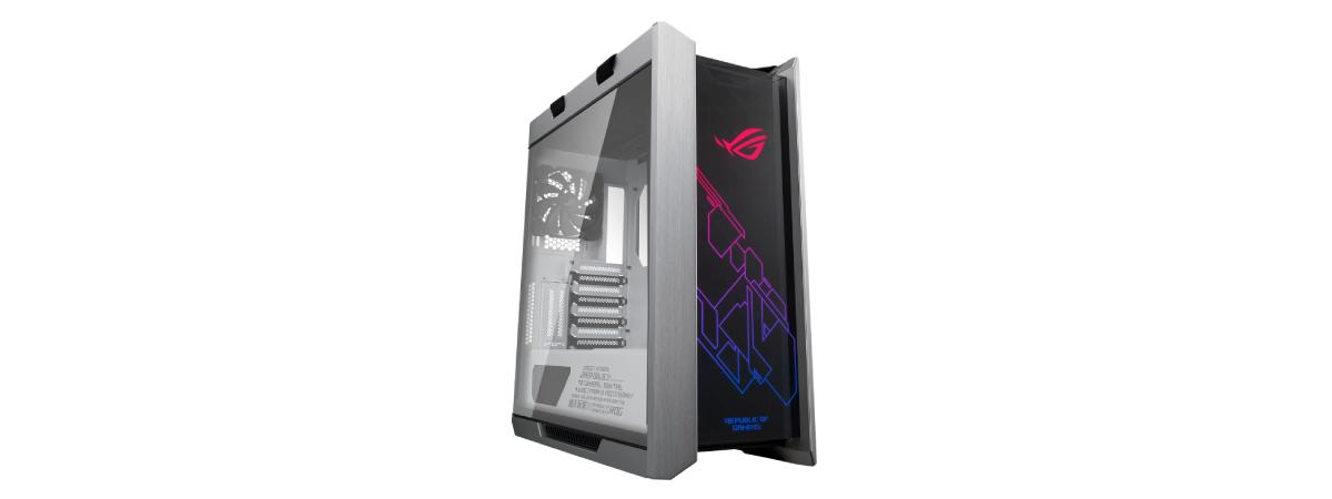 เคสคอมพิวเตอร์ Asus Computer Case GX601 ROG Strix Helios White Edition