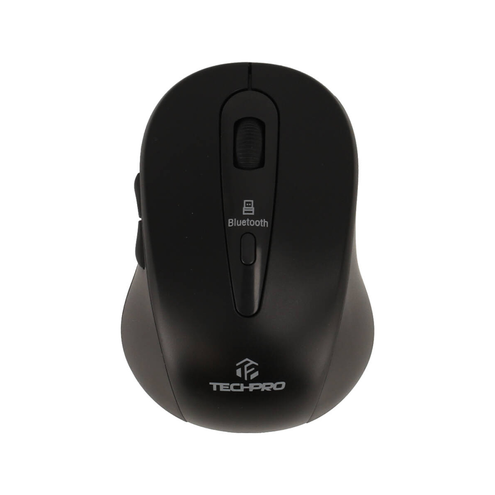 เมาส์ไร้สาย TECHPRO Mouse Dual Function TM001 สีดำ