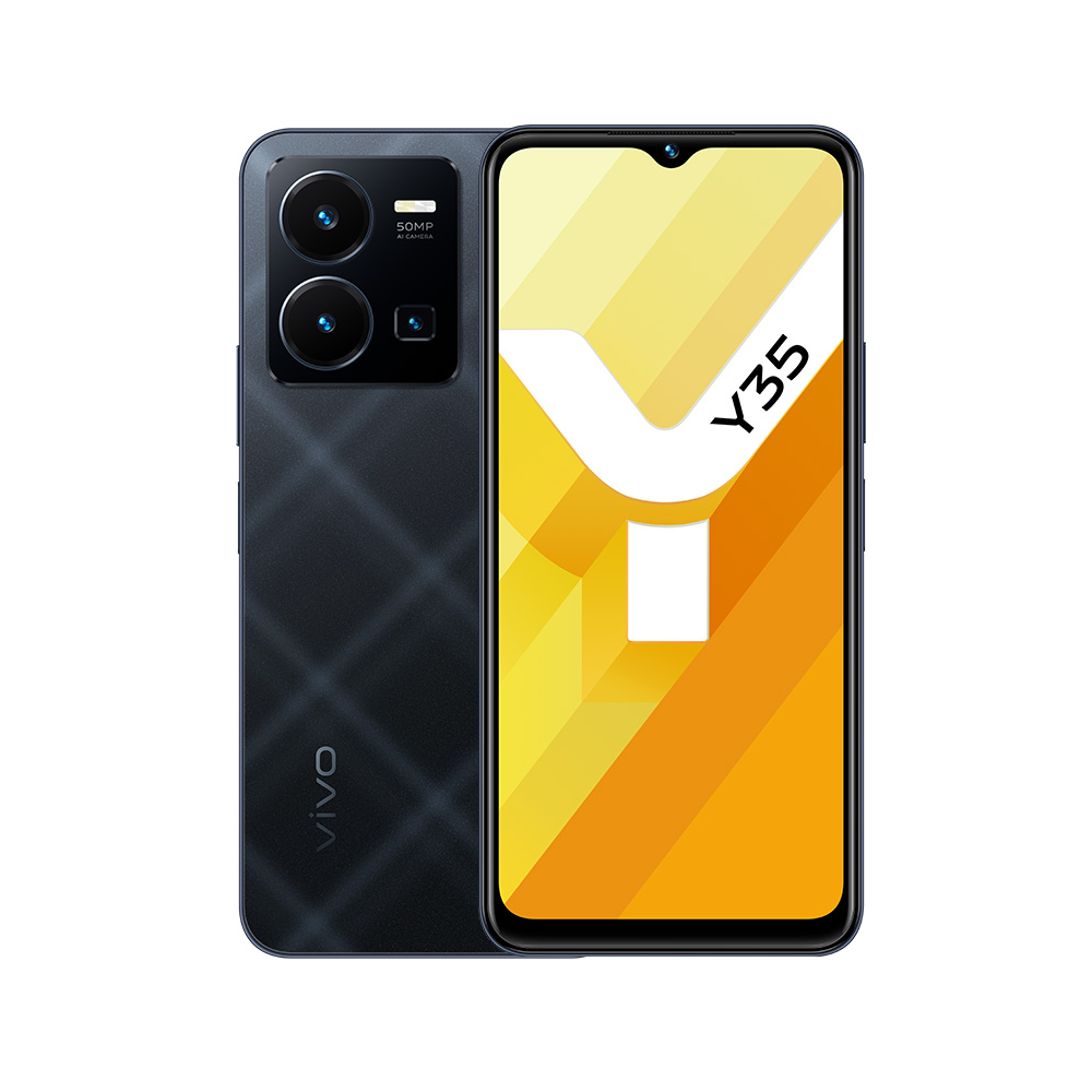 สมาร์ทโฟน vivo Y35 (8+256GB) Agate Black