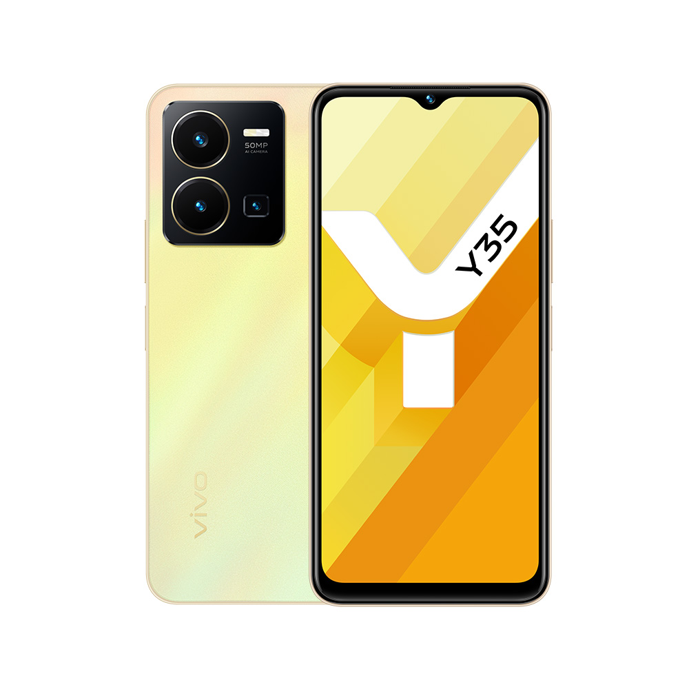 สมาร์ทโฟน vivo Y35 (8+256GB) Dawn Gold