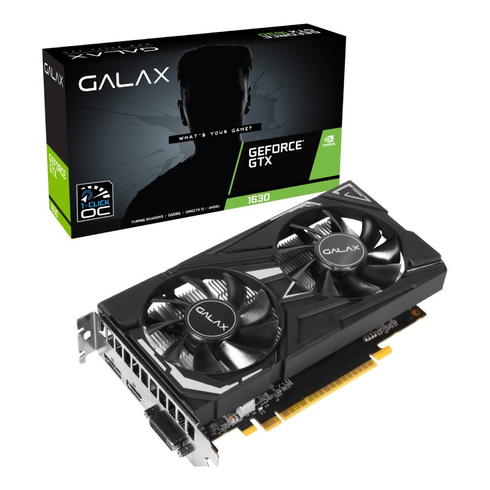 การ์ดจอ GALAX GeForce GTX 1630 EX (1-Click OC Feature)