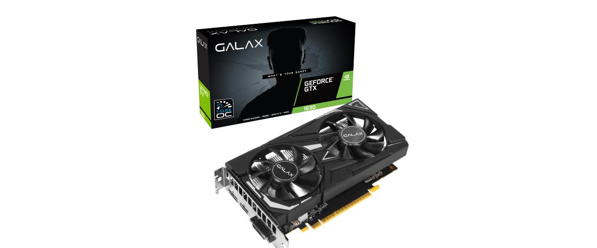 การ์ดจอ GALAX GeForce GTX 1630 EX (1-Click OC Feature)