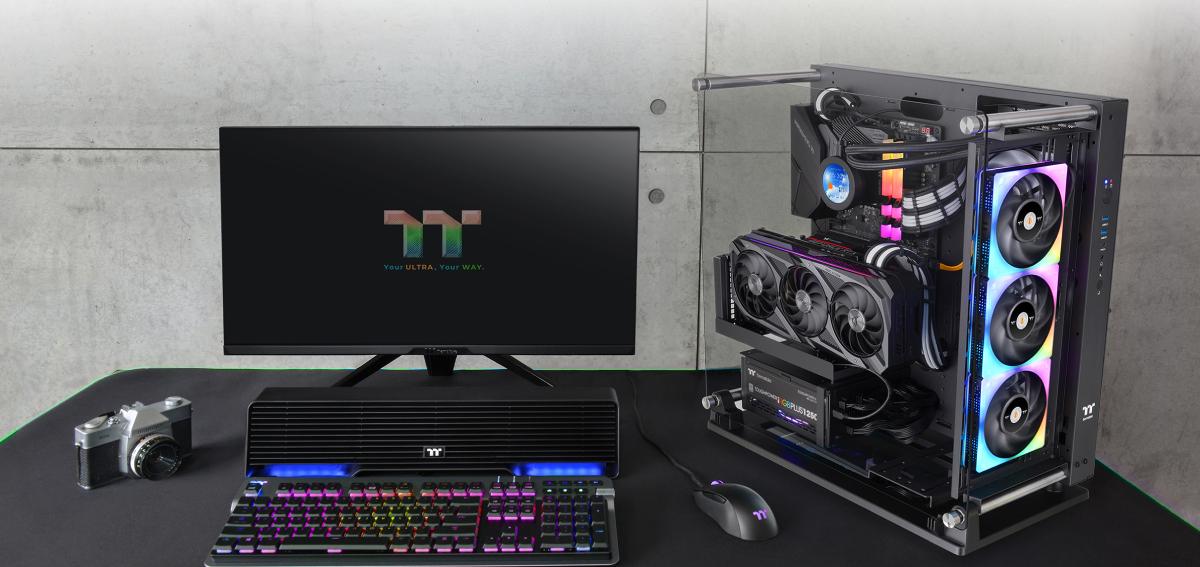 เคสคอมพิวเตอร์ [Computer Case] Thermaltake Core P3 TG PRO Black