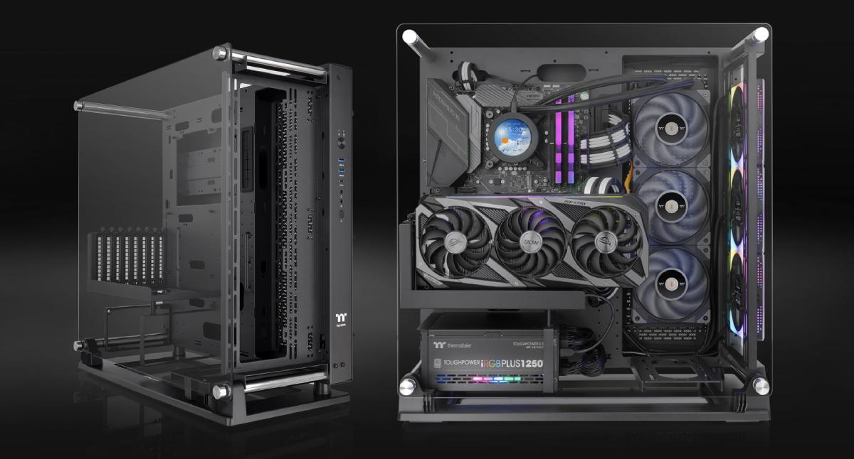 เคสคอมพิวเตอร์ [Computer Case] Thermaltake Core P3 TG PRO Black