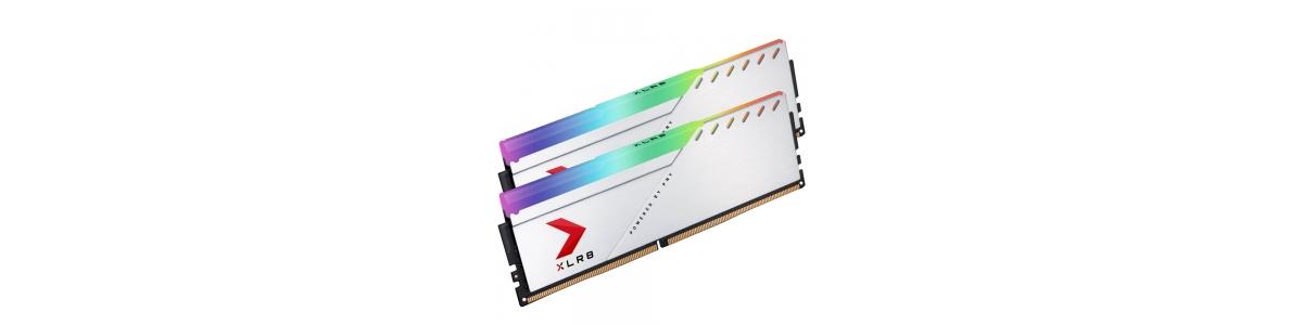 แรมพีซี PNY Ram PC DDR4 16GB/3200MHz.CL16 (8GBX2) XLR8 RGB Silver