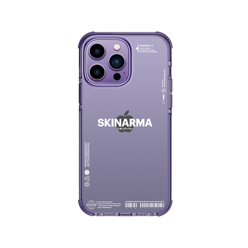 เคสใส ปกป้องได้รอบด้าน Skinarma Iro for iPhone 14 Pro Purple