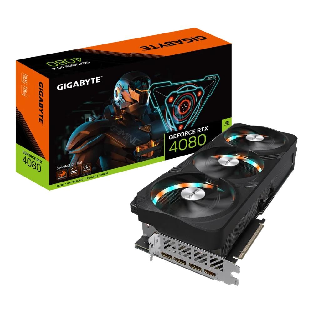 การ์ดจอ Gigabyte VGA RTX 4080 GAMING OC 16GB GDDR6X 256-bit