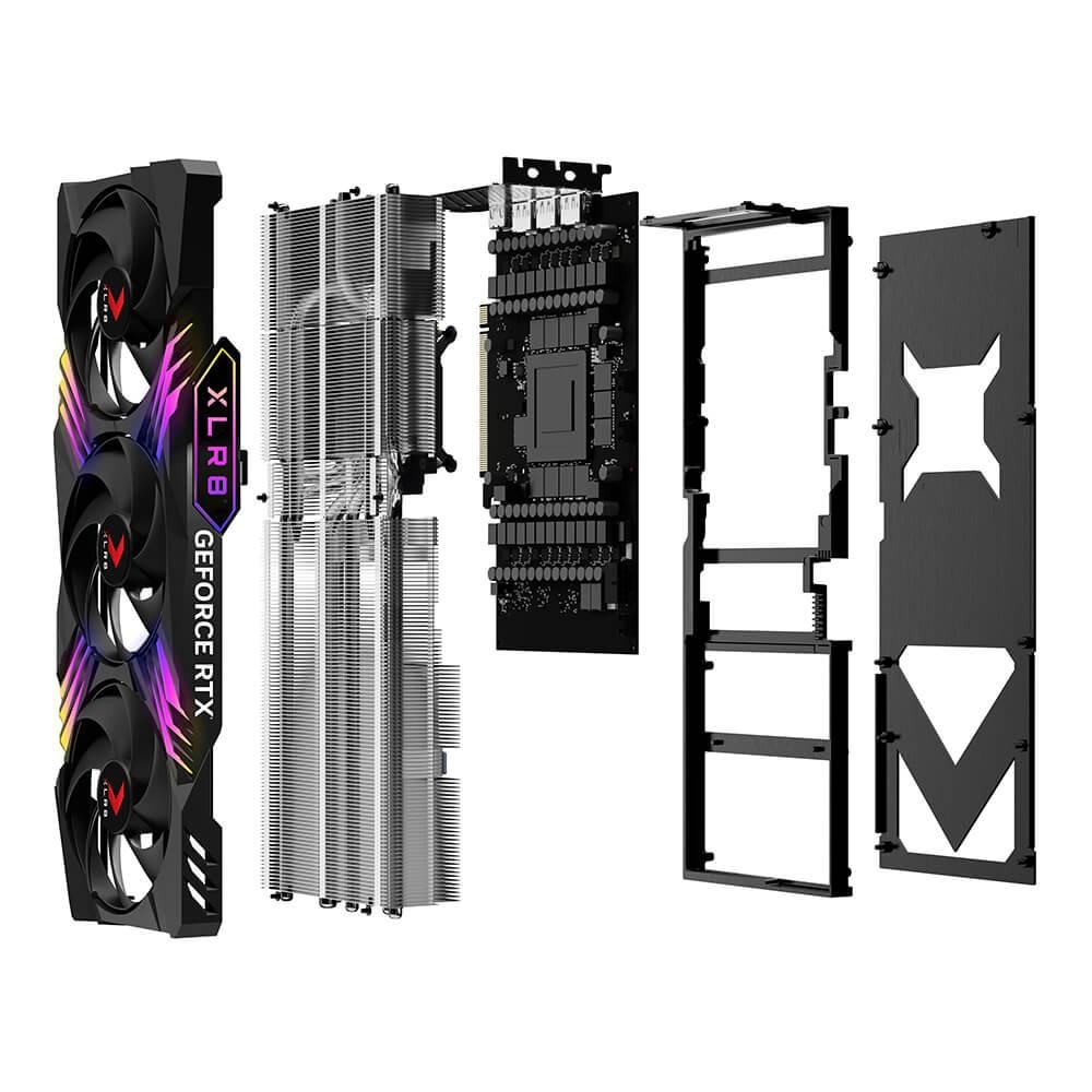 การ์ดจอ PNY VGA RTX 4090 OC XLR8 Gaming Verto EPIC-X RGB TF 24GB GDDR6X ...