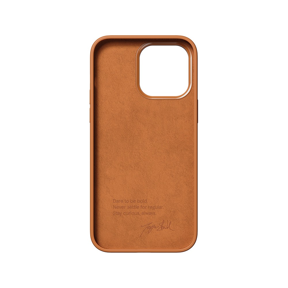 เคส iPhone 14 Pro Max ทำจากวัสดุรีไซเคิล 100% จาก Nudient Bold สี Tangerine Orange