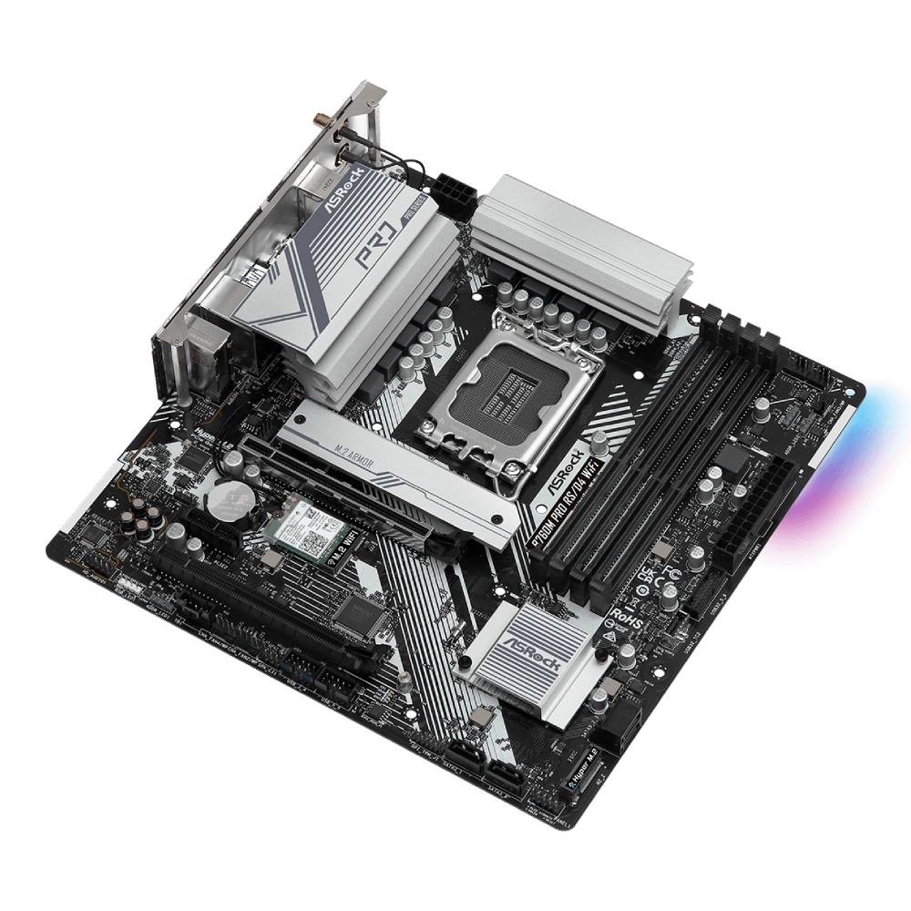 เมนบอร์ด ASRock Mainboard B760M Pro RS/D4 WiFi DDR4 LGA-1700